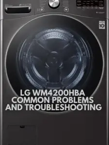 LG WM4200HBA Common Problems And Troubleshooting