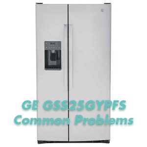GE GSS25GYPFS Problems And Troubleshooting