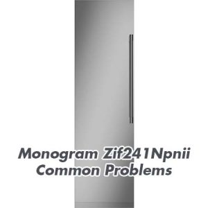 Monogram ZIF241NPNII Common Problems